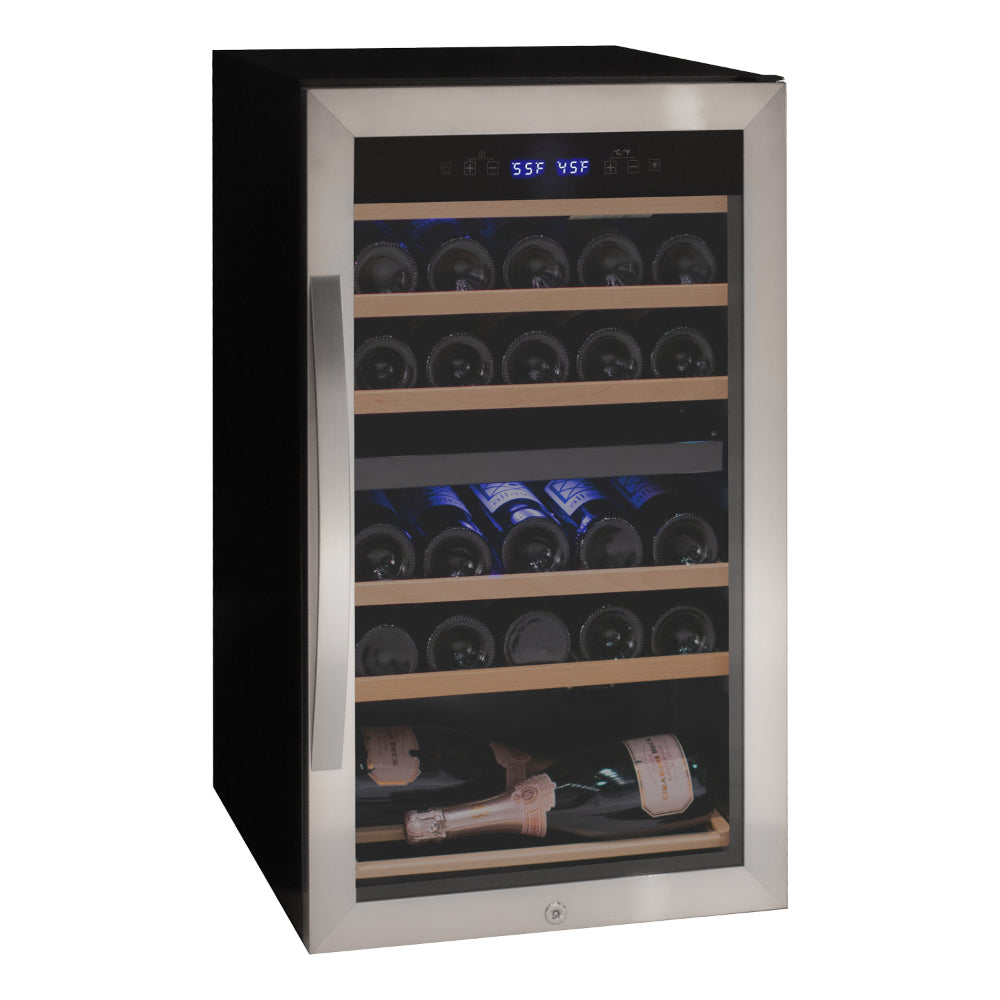 Allavino Cascina Series 28 Bottle Dual Zone Freestanding Wine Cooler R ...